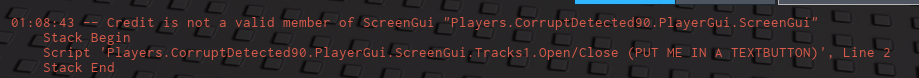 Issue With Making A Gui Visible And Disabled After A Button Click
