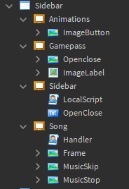 Tweening Frames Into A Side Bar Scripting Support Developer Forum