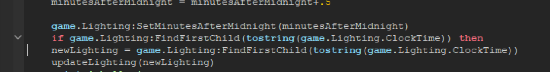 Accessing A Folder In Lighting Matching The Current Clocktime