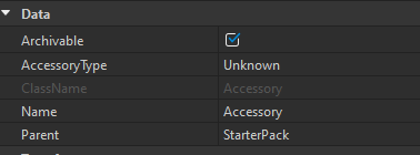Accessories Preventing Damage Scripting Support Developer Forum