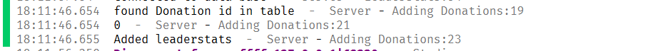 Adding Donations ServerSide Not Working Scripting Support Developer