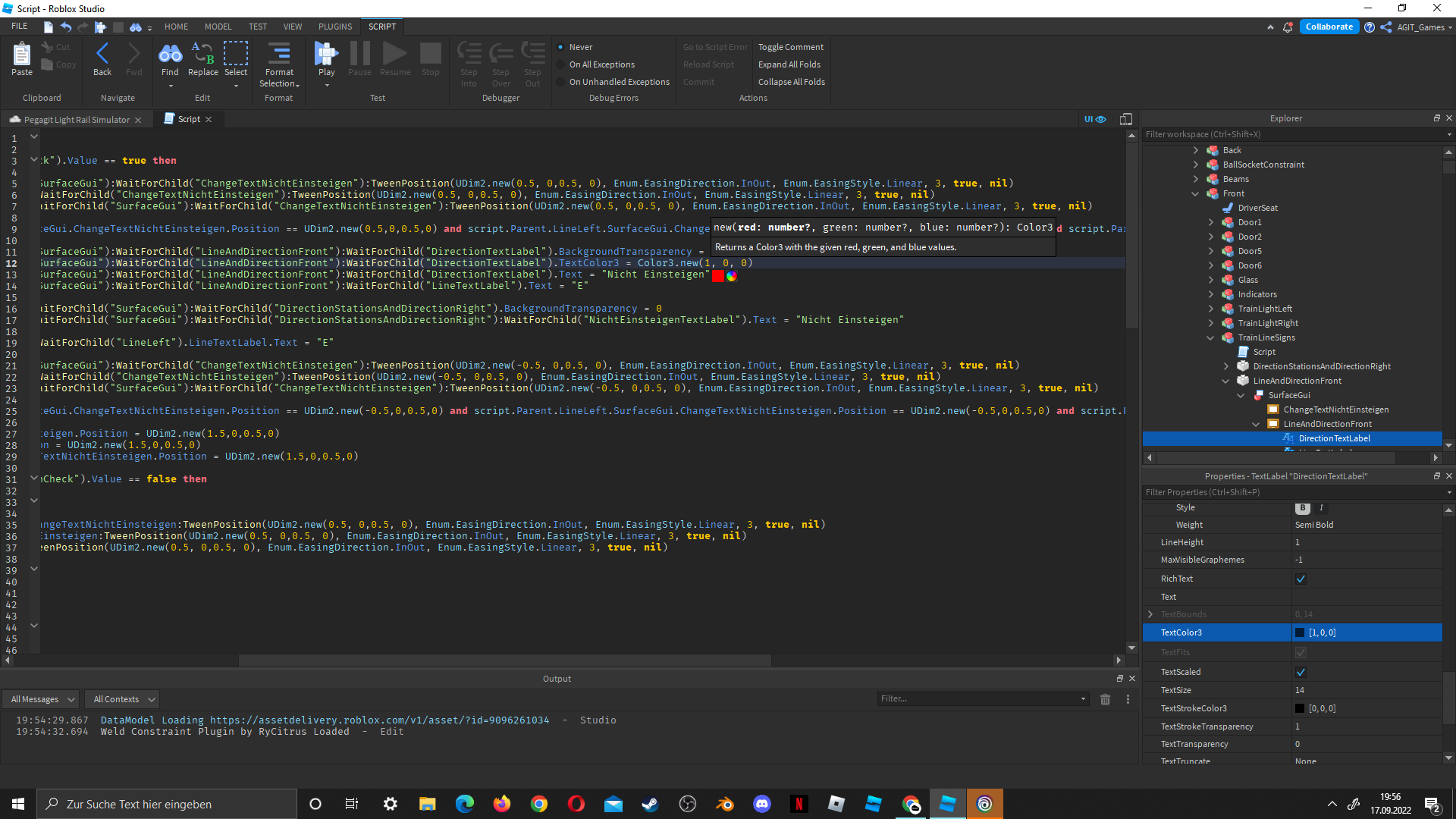 TextColor Wrong Scripting Support Developer Forum Roblox