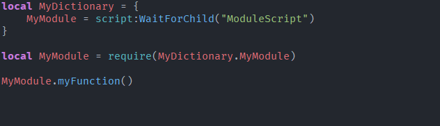 Script Editor Should Be Able To Access Module Type When Using A Table