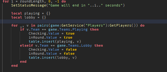 My Round System Isnt Working Properly Scripting Support Developer