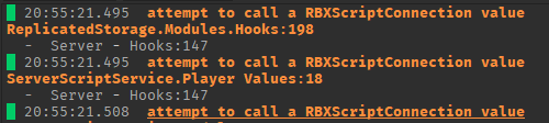 Having An Error Attempt To Call A RBXScriptConnection Value