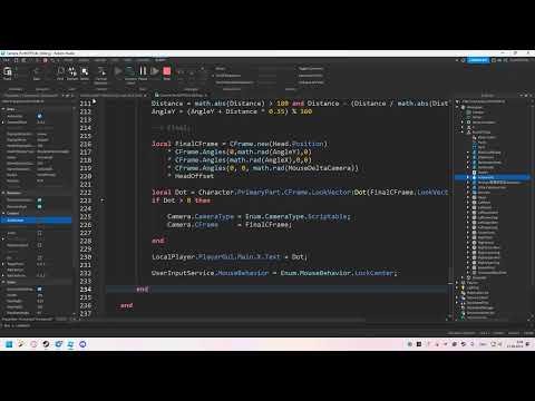 Camera Rotation Limit Relative To Humanoidrootpart In Duruteru Camera Script Scripting