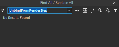 RunService UnbindFromRenderStep Removed Different Functions But I