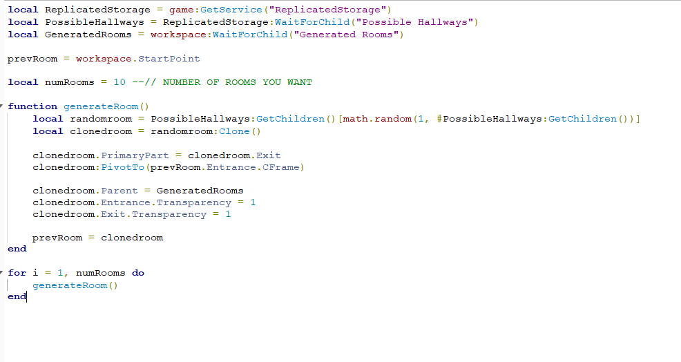 Script Help Procedural Randomly Generated Dungeon Scripting Support