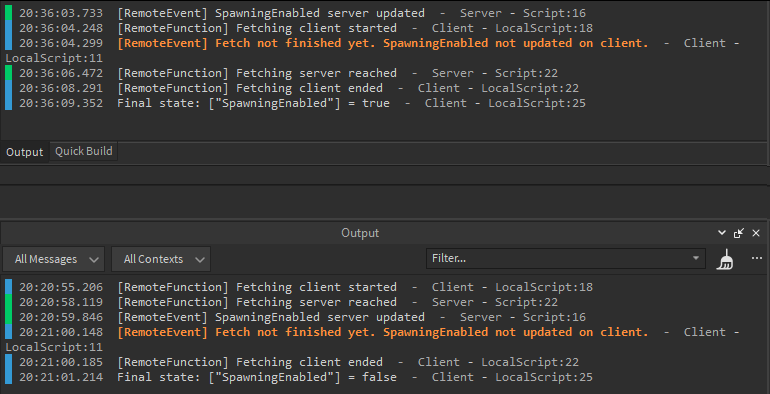 RemoteEvent May Reach A Client Faster Than It Takes For A
