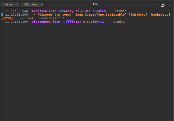 Camera CameraType Gets Reset To Enum CameraType Custom On Game Starting