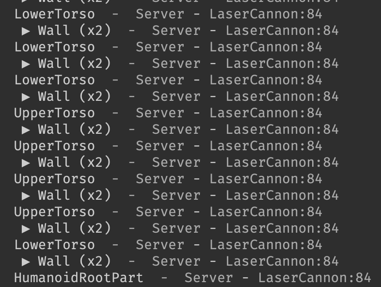 Raycast Only Hits HumanoidRootPart And Torso Scripting Support
