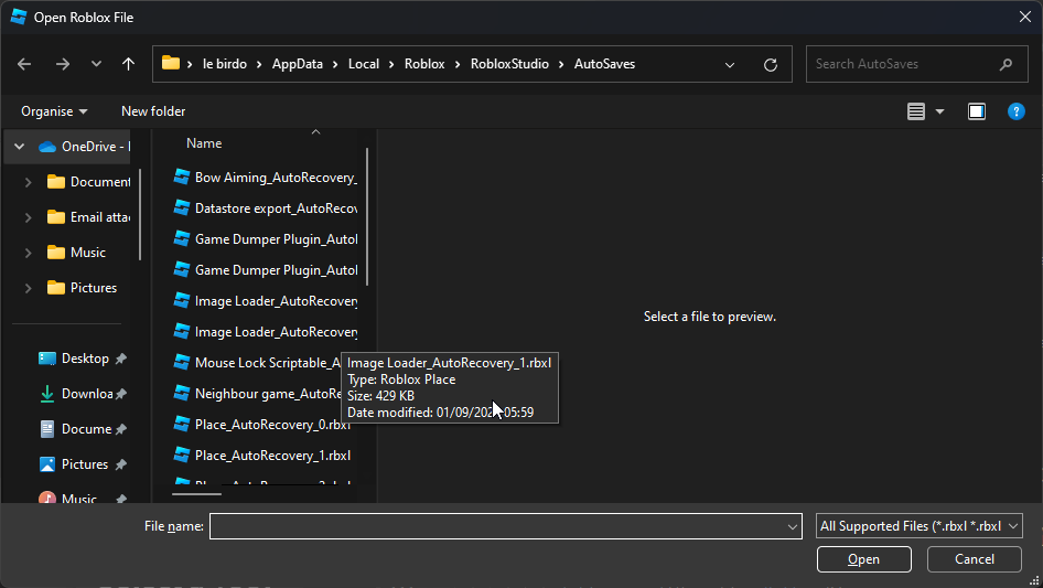 Where Are My Auto Saves Going Scripting Support Developer Forum