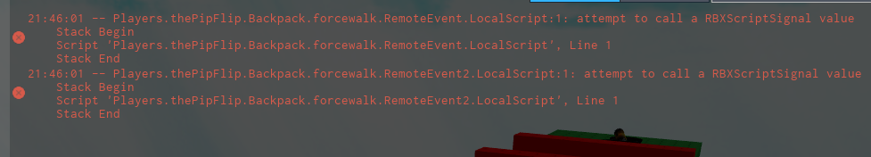 Script Doesn T Work Script Says Part Doesn T Exist Checked Ingame