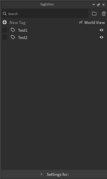 TagEditor Roblox Plugin Doesn T Update The Current TagList Folder In