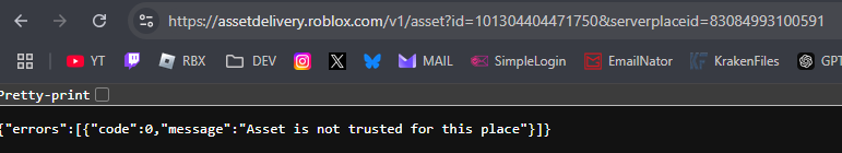 Animation Failing To Load On Published Group Game Despite Me Being The