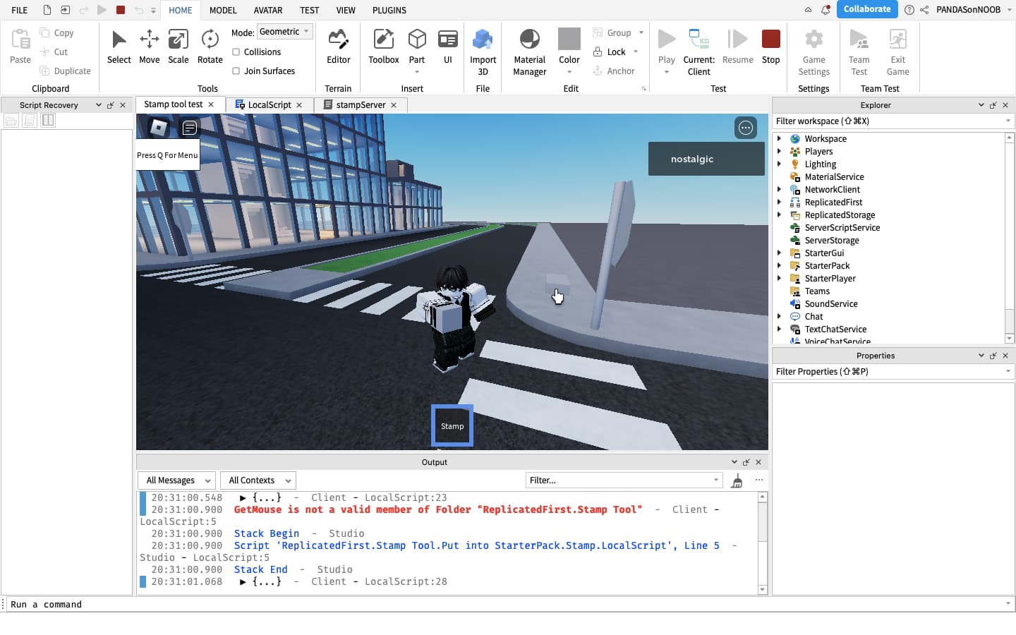 How To Make Part Collide When Dragged By Mouse Scripting Support