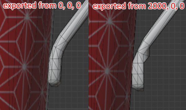 Export Selection Obj Exporter Has Floating Point Issues When