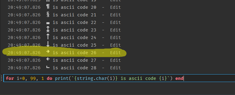 How To Use ASCII Characters In TextLabel Scripting Support