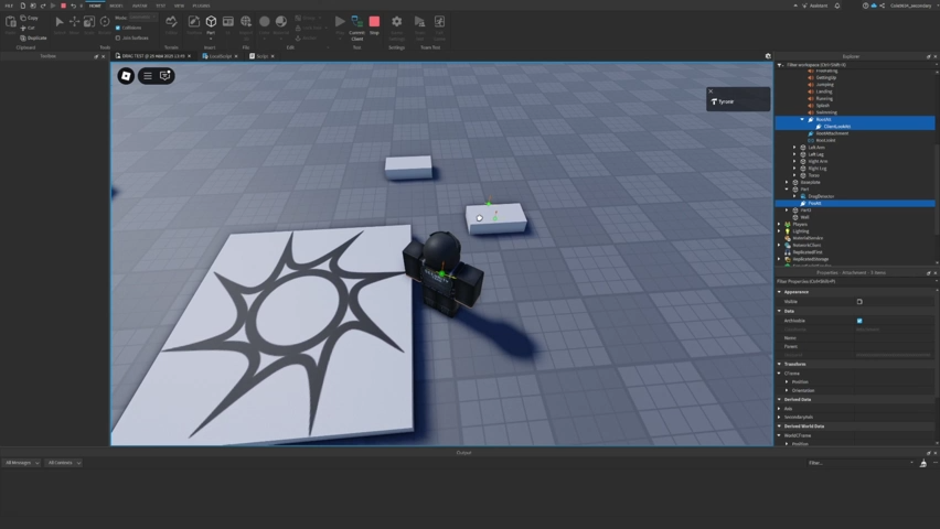Third Person Dragging System Glitching Upon Player Rotating Scripting