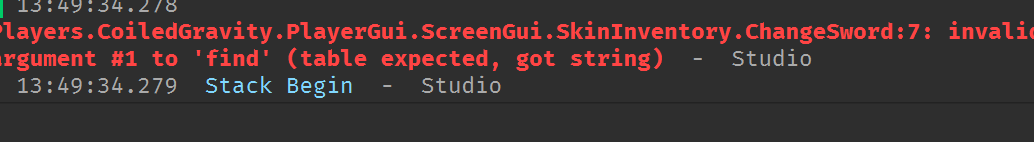 Roblox Studio Calls StringValue A String Instead Of A Table