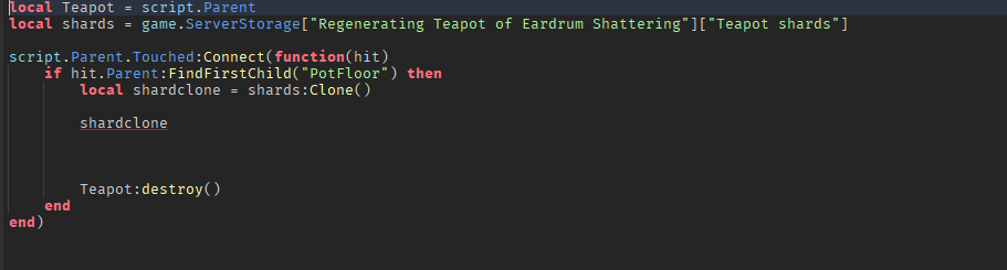 Help Needed For Destroyed Parts Position Scripting Support