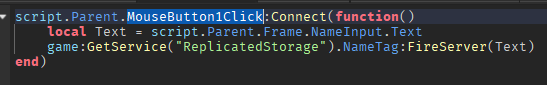 Roleplay Name Text From Billboard GUI Not Changing Scripting Support
