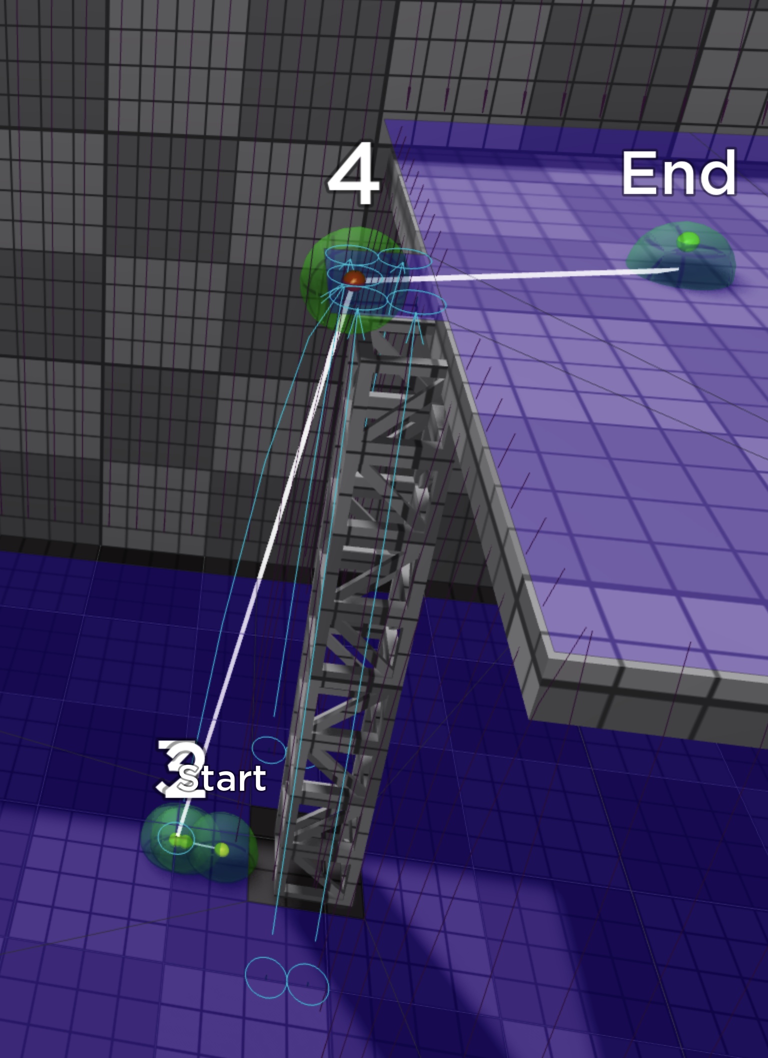 Pathfinding Npc Gets Confused Whenever Its Facing With The Truss