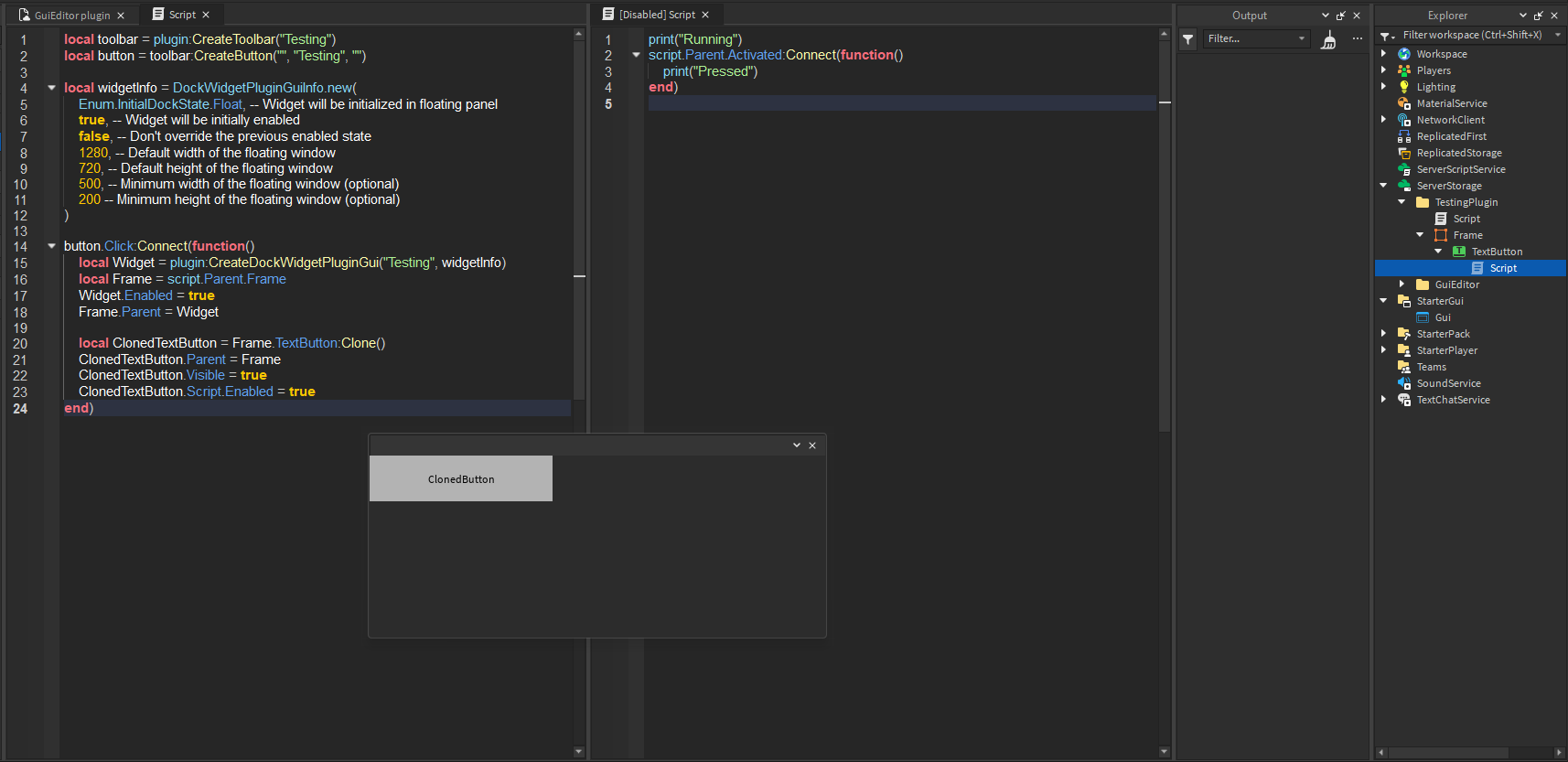 Cloning Break Scripts Plugin Scripting Support Developer Forum Roblox