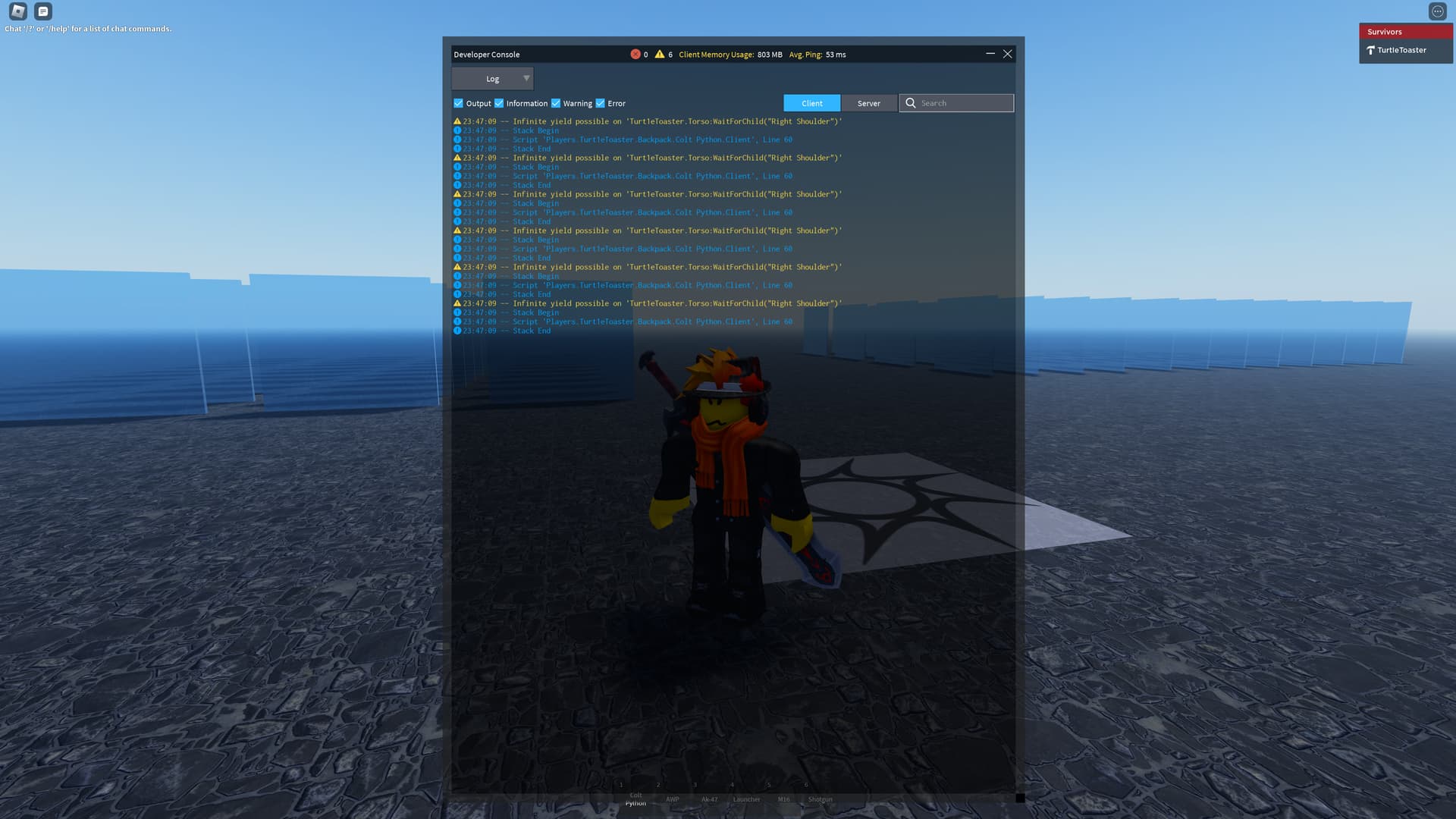 Character Joints Appearing Nil Scripting Support Developer Forum