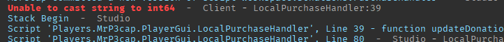 DataStore Does Not Load In And Makes An Error Platform Usage Support