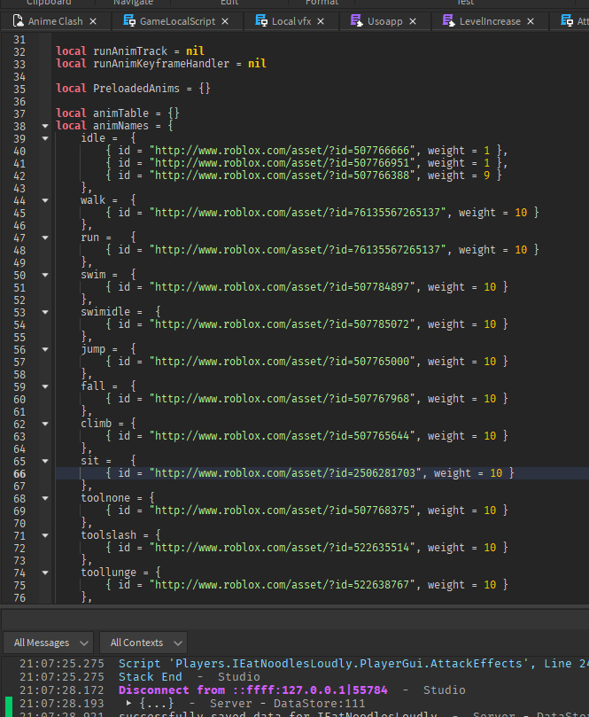 Custom R Npcs Walking Animations Only Playing On The Server Scripting Support Developer