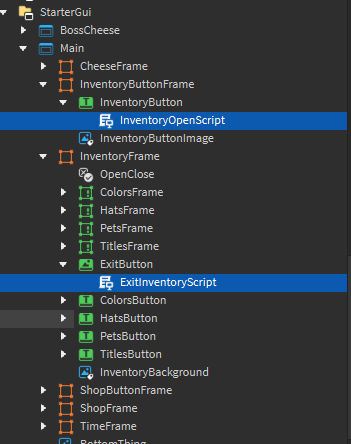 This Gui Closing Script Isnt Working Properly And I Dont Know Why