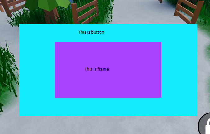 Why Does The Click Work Even Though The Button Is Under A Frame