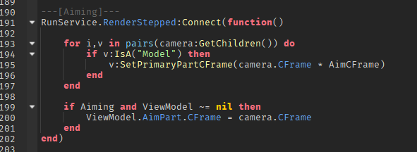 Trouble With ViewModel Aim Down Sights Function Scripting Support