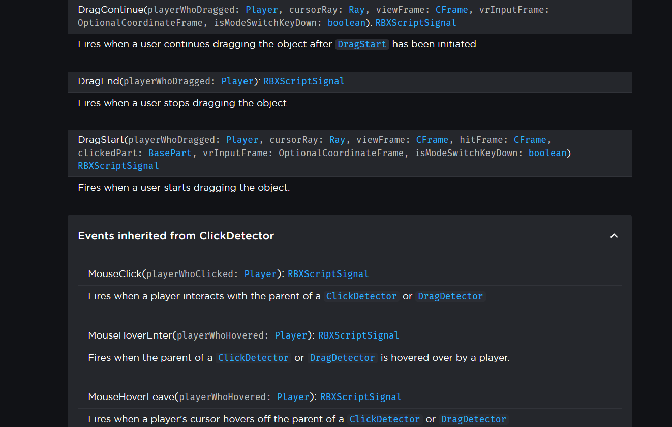 How To Check If A Drag Detector Is Hovered Over Draggable Scripting