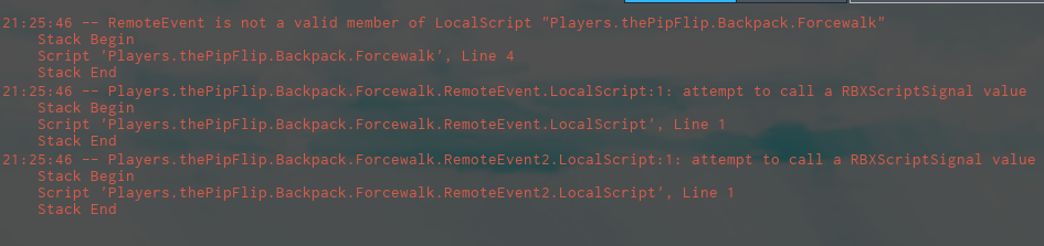 Script Doesn T Work Script Says Part Doesn T Exist Checked Ingame Part Is There Scripting