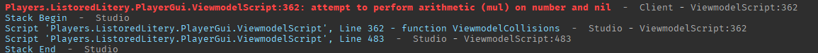 SOLVED Need Help With Weapon Collision Scripting Support