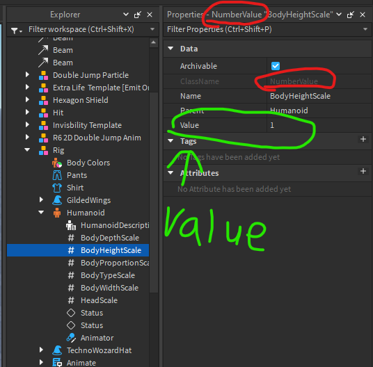 Cant Edit R15 Height Scripting Support Developer Forum Roblox
