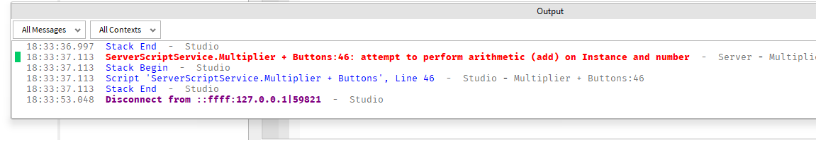Why Isnt Leaderstats Adding Coins If Touching Part Scripting Support