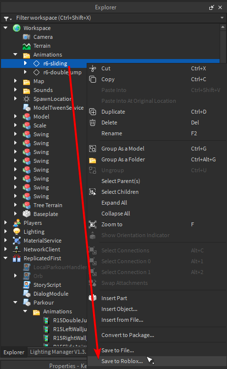 Animation Failing To Load On Published Group Game Despite Me Being The