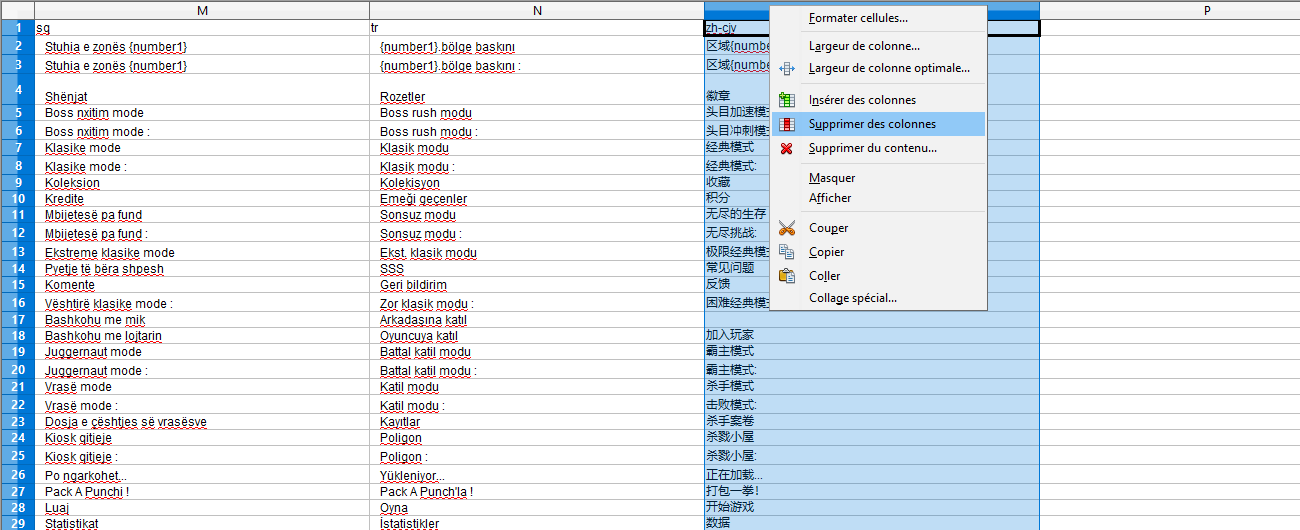Unable To Delete Chineese Simplified Language Zh Cjv From Csv File