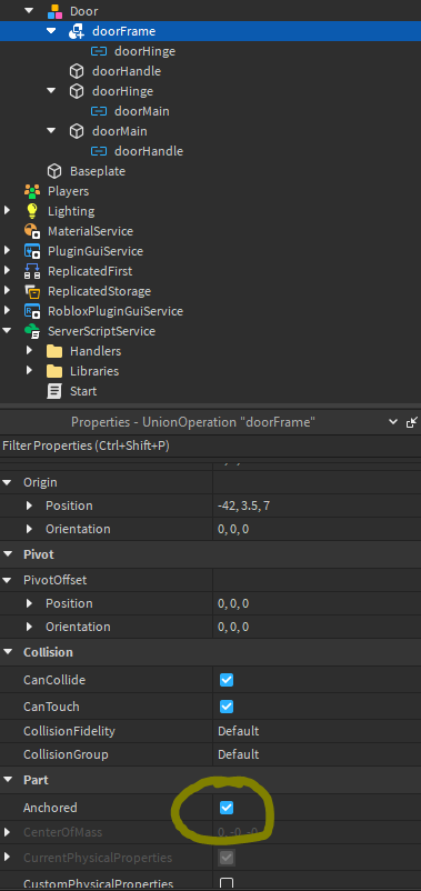 TweenService Breaks Collision Scripting Support Developer Forum