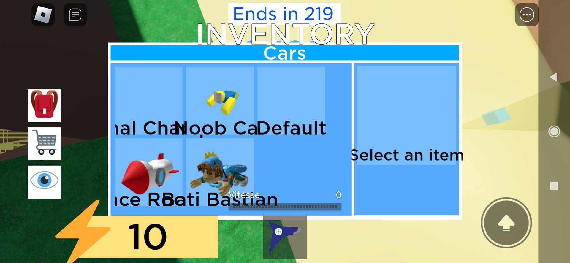 Custom Car Thumbstick For Mobile PAYING 150 ROBUX Scripting Support