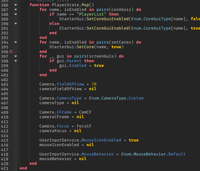 Free Cam Bug In All Places Scripting Support Developer Forum Roblox