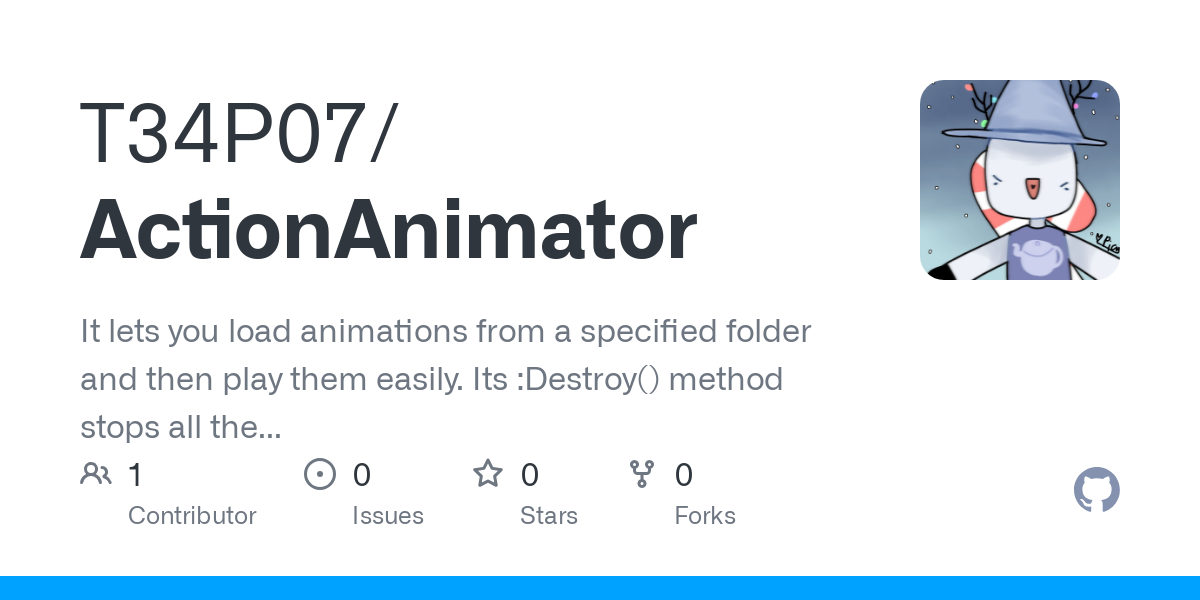 ActionAnimator Package For Loading Unloading Animation Tracks