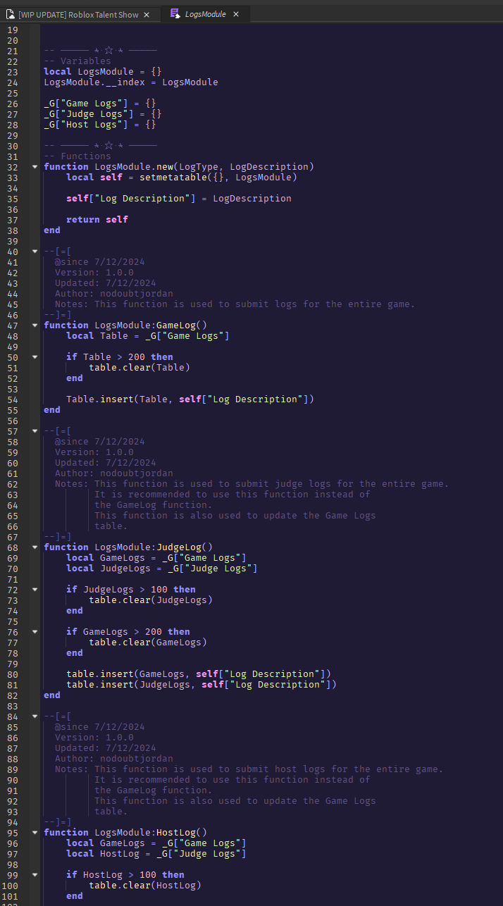 OPEN Nodoubtjordan S Programming Portfolio Portfolios Developer Forum Roblox
