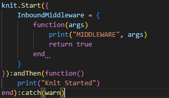 My Middleware Knit Is Not Somehow Not Working Scripting Support