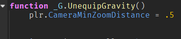How Would I Disable And Reenable Shiftlock Through A Script