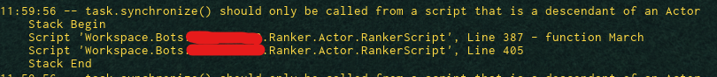 Script Stops Being Considered Descendant Of An Actor After A While