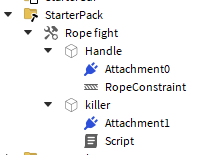 Rope Attached Piece In Another Player S Tool Moves Choppily Scripting